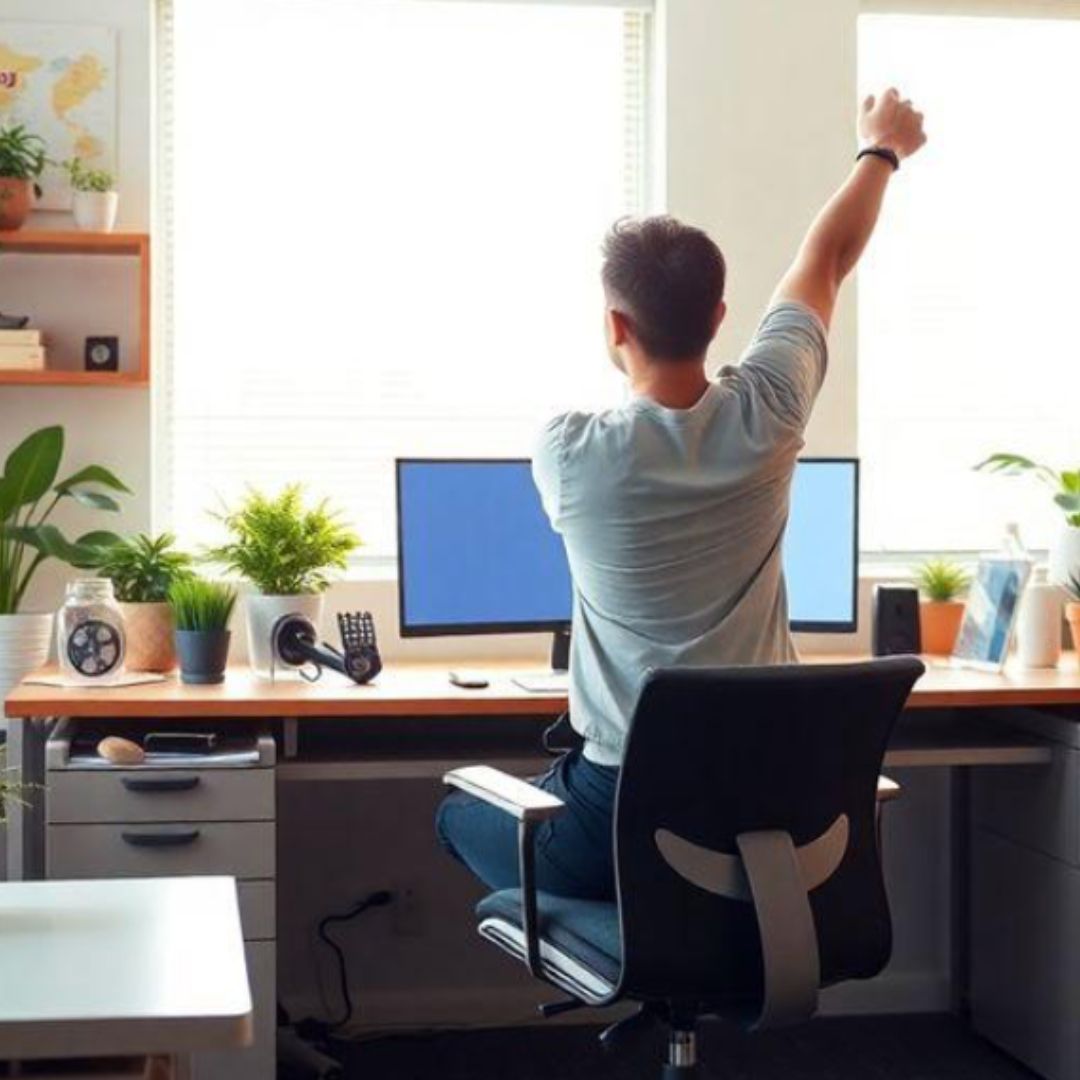 7 Quick Desk Exercises to Boost Your Energy at Work – LIFESTYLE BY PS